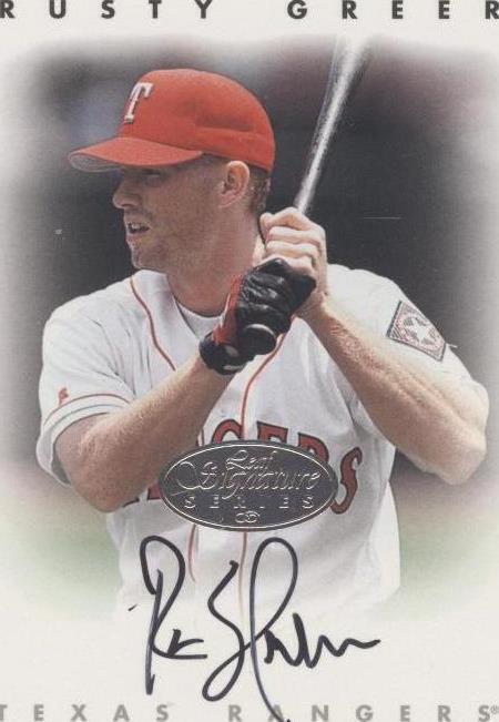 1996 Leaf Signature Series - Autographs Rusty Greer Silver (AU) for ...