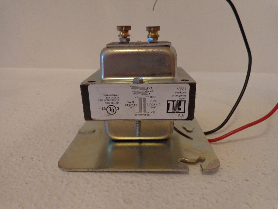 Foster Transformer Co. 277v to 24v 40VA EIA3940843F RT2 | eBay