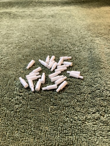 Battleship Game Replacement Pieces: 25 White Pegs LONG PEGS | eBay