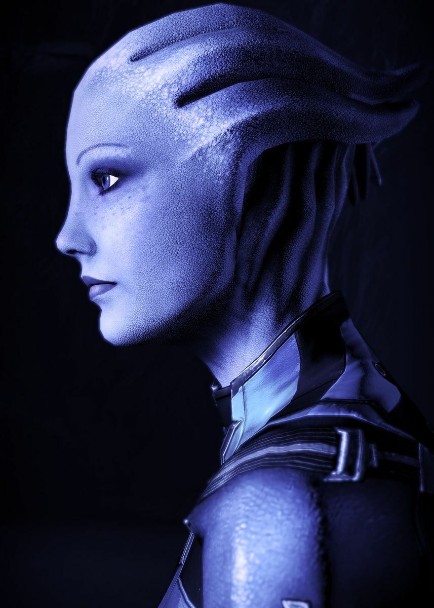 Liara Tsoni IEITB Liara T'soni Mass Effect Video Game Funny Tin Sign