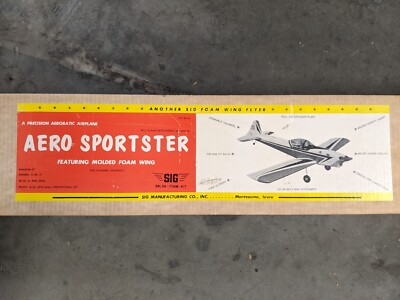 1969 SIG Aero Sportster remote control airplane kit | eBay
