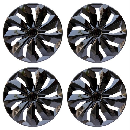SET OF 4 Hubcaps R13 Silver Wheel Covers 13" Tire Hub Caps {colors ...