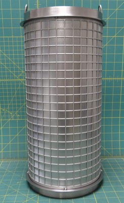 16.25" Russell Finex 26464/H/400 Microscreen Filter 7.25" Diameter 400 ...