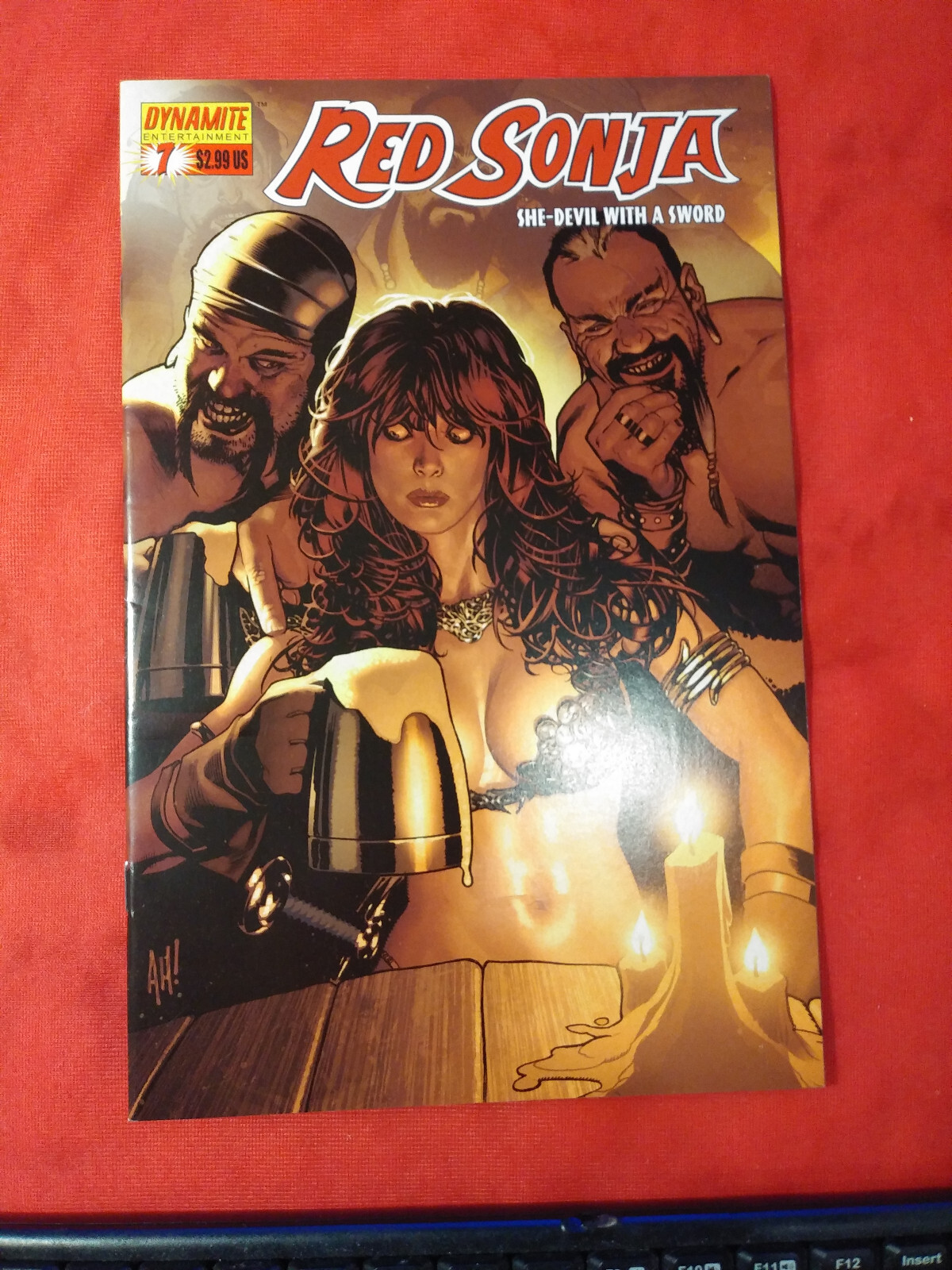Dynamite Red Sonja She-devil With A Sword #7 2005 Adam Hughes Variant | eBay