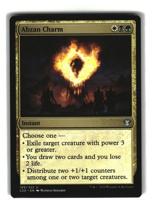 ABZAN CHARM Commander 2020 #199 C20(NM+)(MTG) | eBay