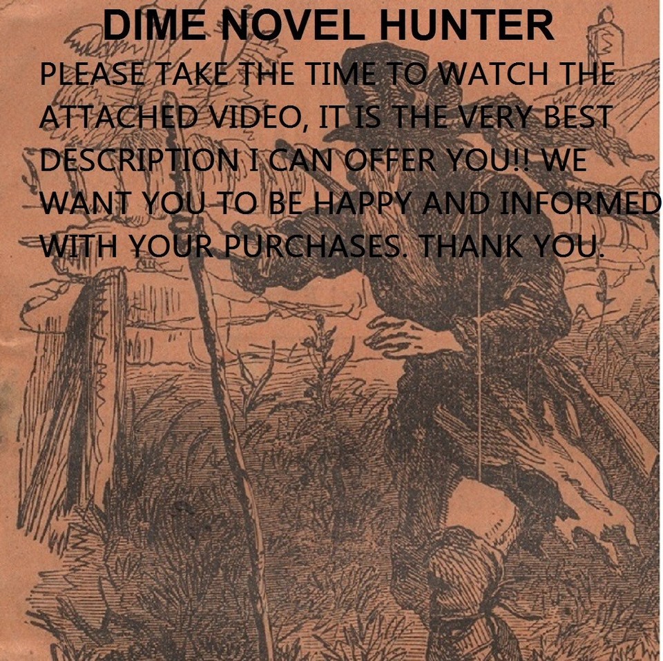 VG WITCH CRAFT STORY PHILIP S WARNE BEADLE'S HALF DIME LIBRARY #408 ...