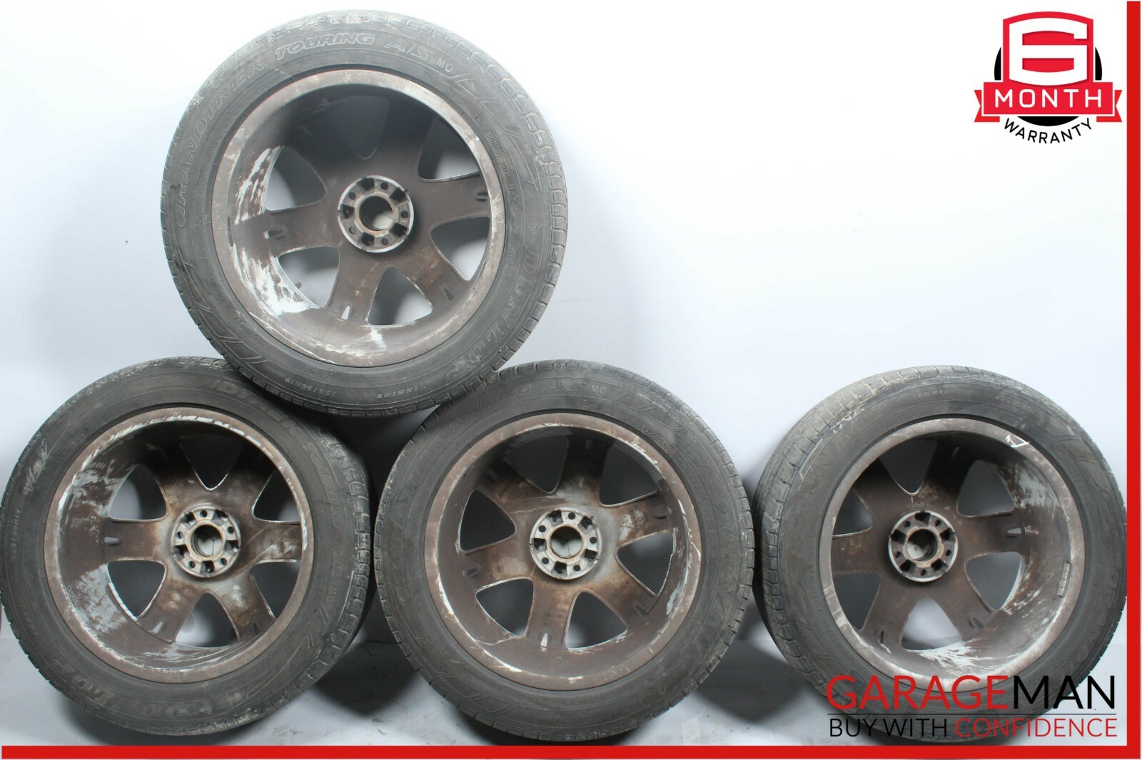 06-08 Mercedes W164 ML350 Complete Wheel Tire Rim Set of 4 Pc 8Jx19 H2 ...