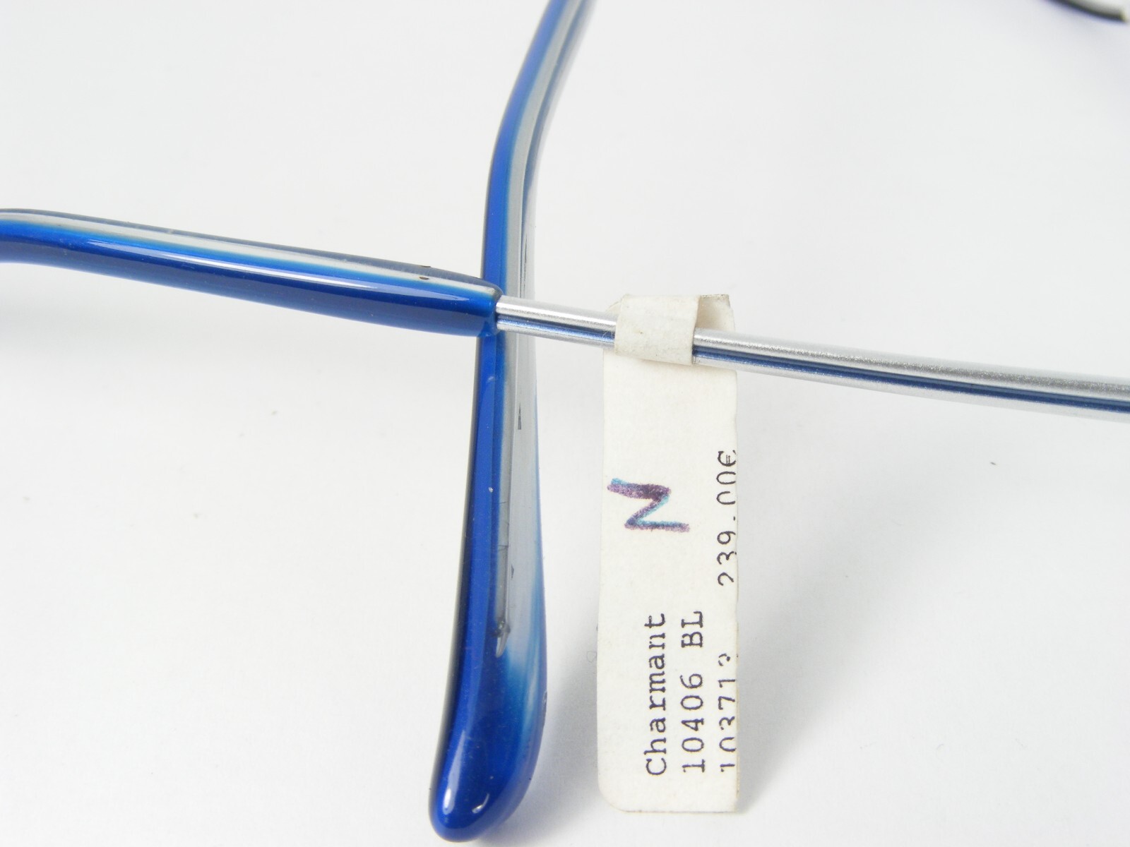 CHARMANT CH10406 BL BLUE EYEGLASSES GLASSES SUPER DURALUMIN 52-16-140mm ...