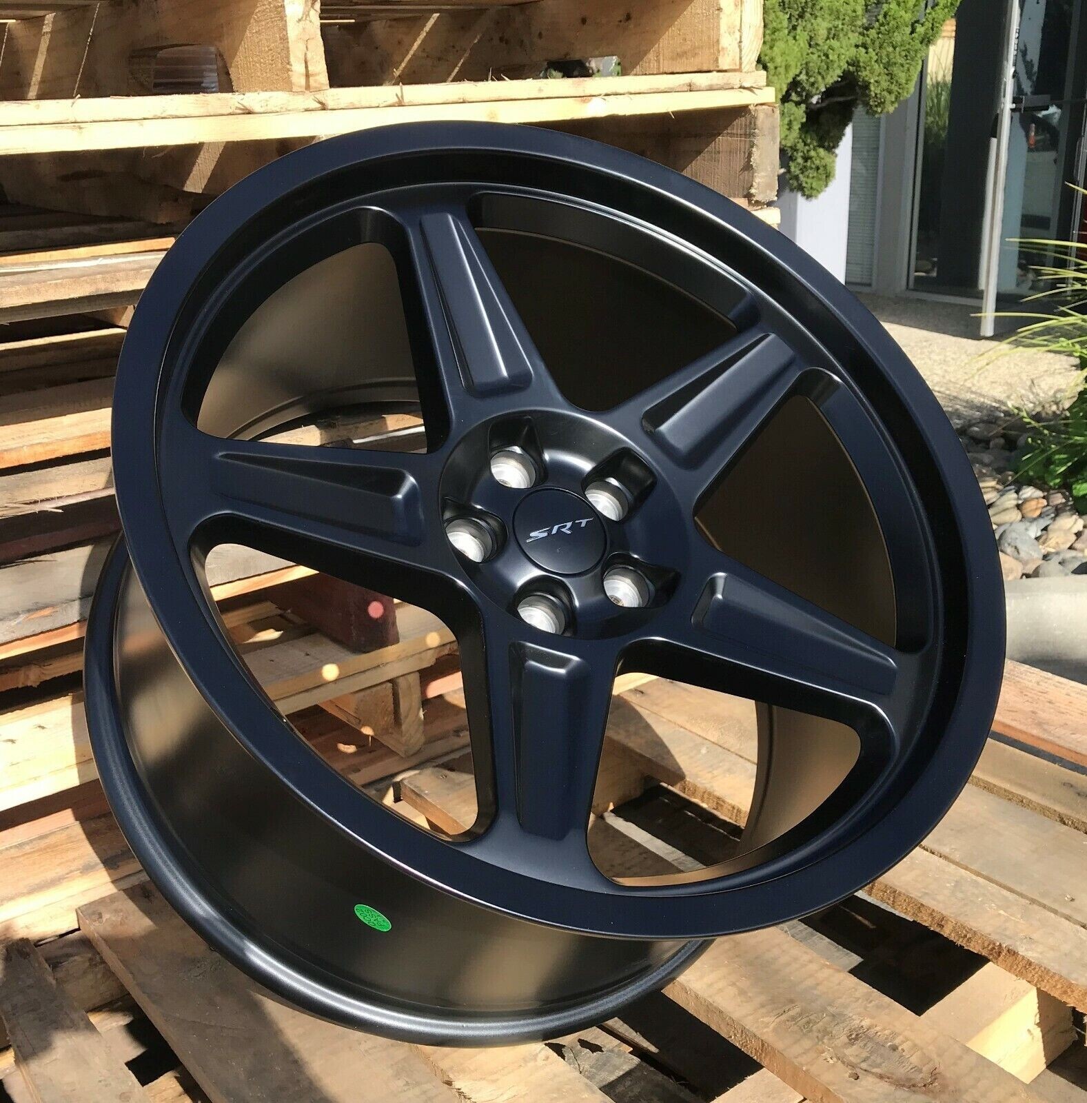 5x115 Dodge Demon Wheel Matte Black 20x10.5 Fits Charger R/T SRT One ...
