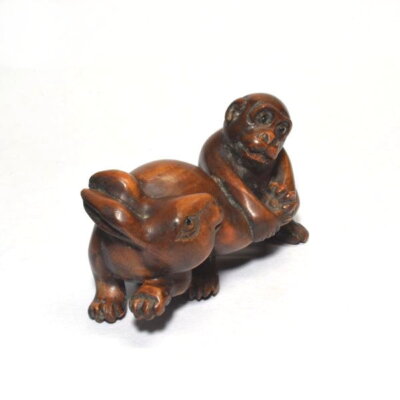 Netsuke - Monkey Signed