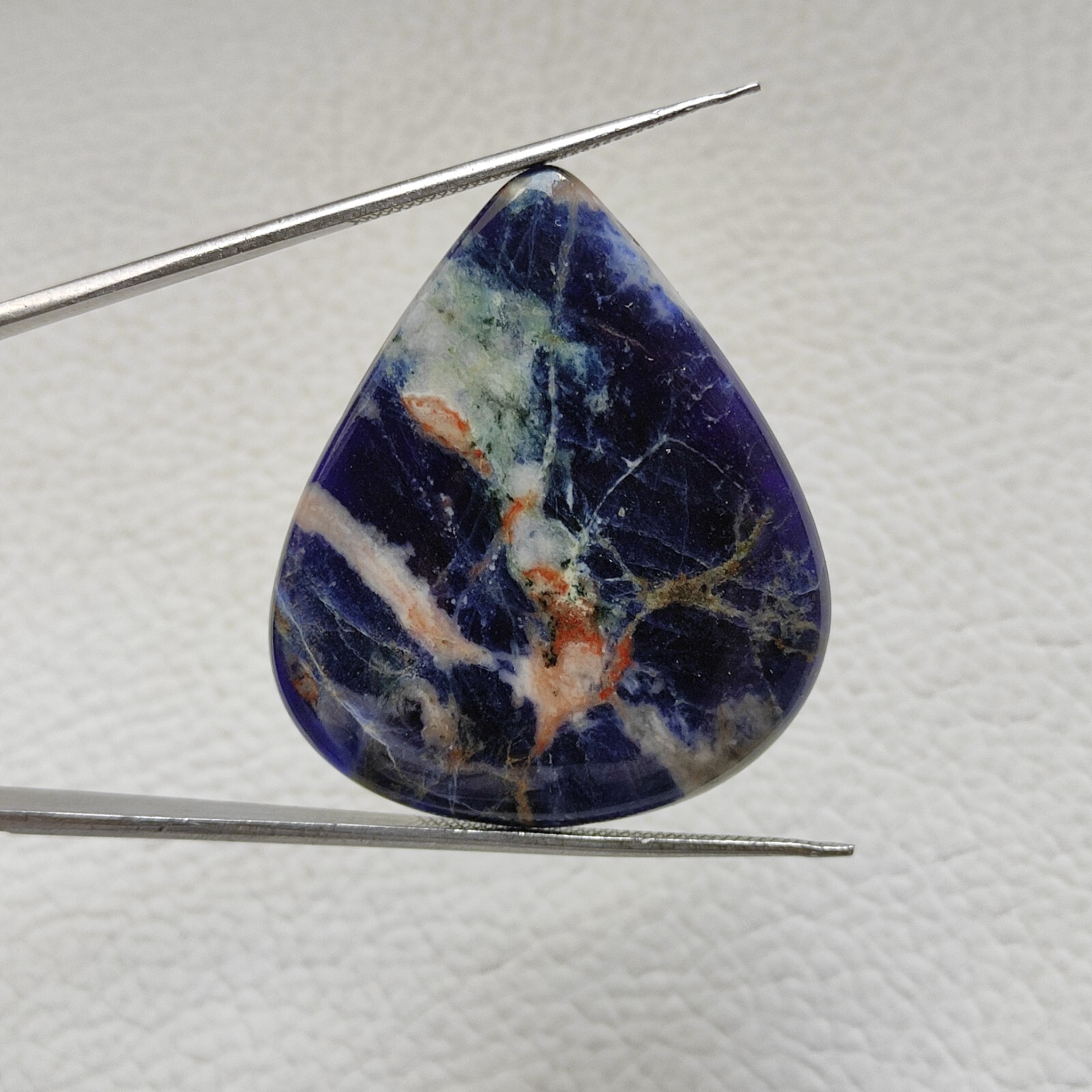 Rare multi blue sodalite cabochon 40ct sodalite gemstone for jewelry ...