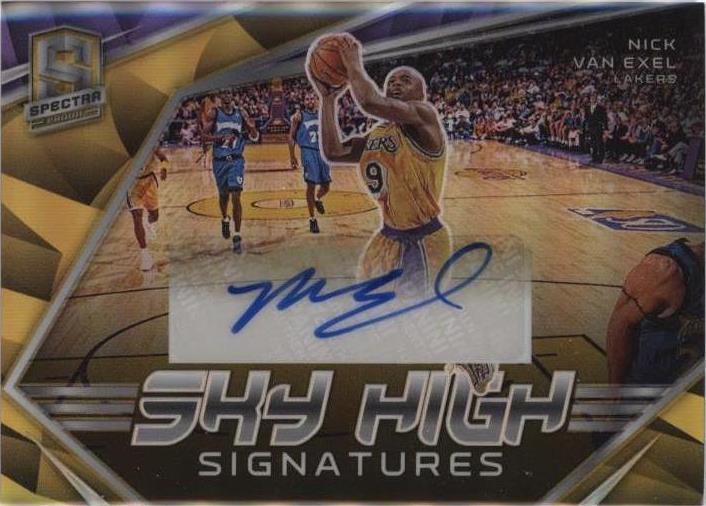 2022-23 Panini Spectra - Sky High Signatures Nick Van Exel #SKY-NVE ...