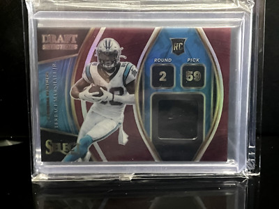 2021 Select Football Terrance Marshall Jr Rookie Patch Draft Selections ...