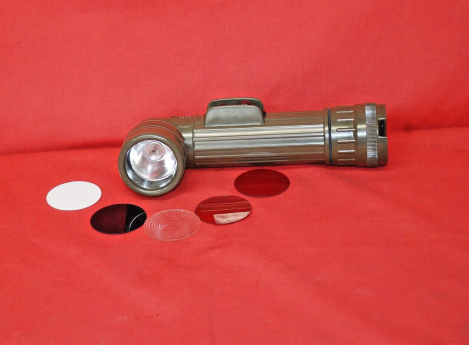 FLASHLIGHT INCANDESCENT N47-IB, 471.88 HR MAX RUN TIME, OLIVE PLASTIC ...