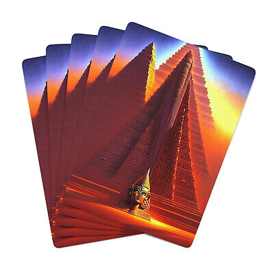 Pyramid Playing Cards Pyramid Solitaire Egyptian Poker Cards | eBay