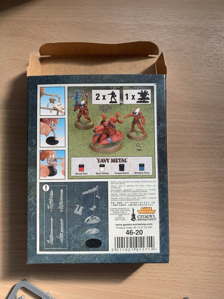 Warhammer 40k Elder Weapons Platform, New In Box | eBay UK