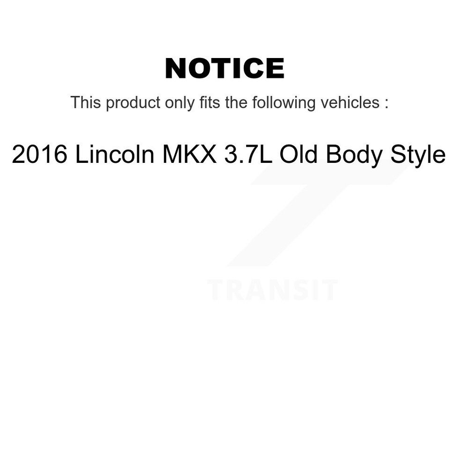 Air Cabin Filters (6 Total) Kit For 2016-2016 Lincoln MKX 3.7LOld Body ...