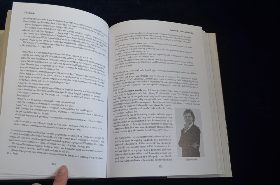 The Gaiety John Moore Signed 1st Ed 2001 Ayr Theatre South Ayrshire ...