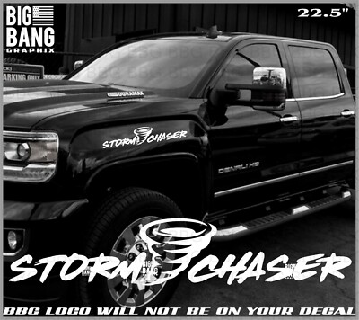 STORM CHASER Vinyl Decal Sticker Hurricane Tornado Storm Severe Weather ...
