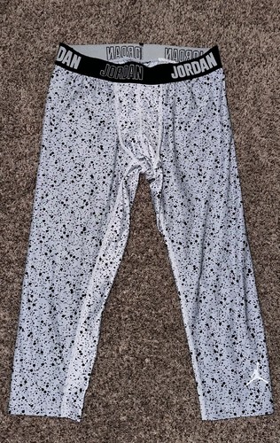 NIKE JORDAN FLIGHT Training Youth Compression Dri Fit Tights Youth L 3/ ...