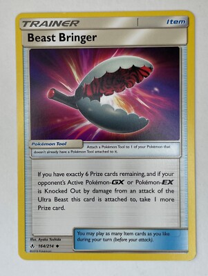 Pokemon Beast Bringer 164/214 Sun & Moon Unbroken Bonds | eBay