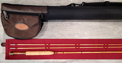 The "Troutist" custom 7'0" bamboo fly rod~2pc + extra tip~#5 Wt~new ...