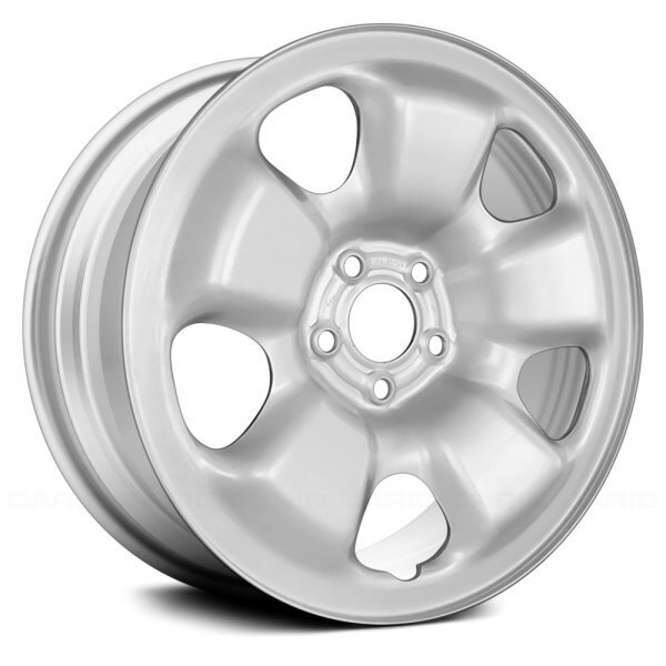 Wheel For 2014-2017 Jeep Cherokee 17x7 Steel 5 Slot Flat Painted Silver ...