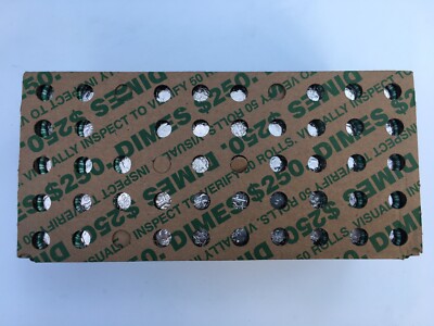 2024 P ROOSEVELT DIMES SEALED BANK BOX 50 UNCIRCULATED ROLLS ...