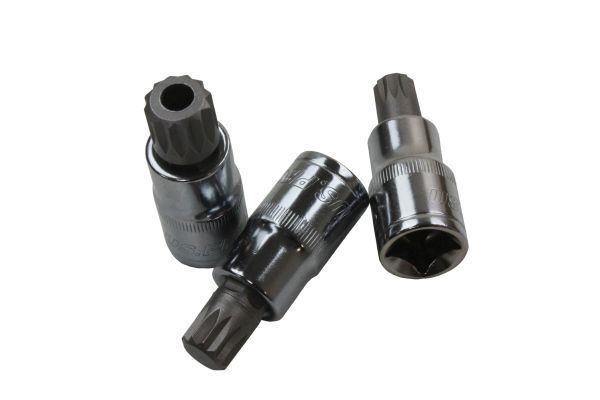 US PRO 5 Piece 1/2" Drive Spline Triple Square Bit Sockets M10 - M18 ...
