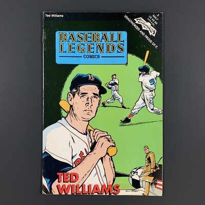 Baseball Legends Comics Ted Williams May 1992 | eBay