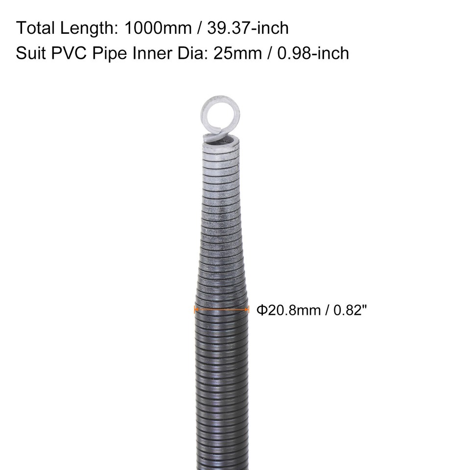 2pcs PVC Spring Tube Bender 20.8mm OD 1000mm PVC Bender PVC Pipe Bender ...