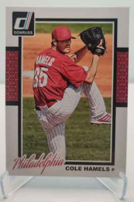 2014 Donruss #322 Cole Hamels Philadelphia Phillies Baseball Card | eBay
