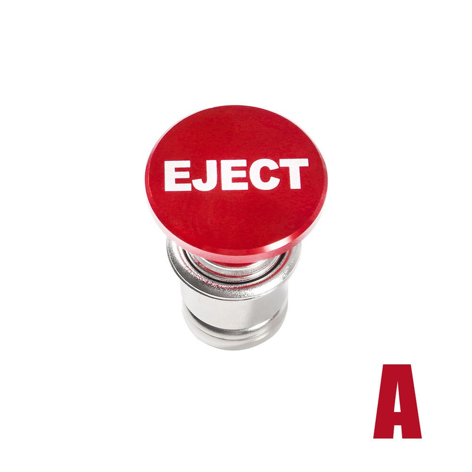 1x 12V EJECT Push Button Cigarette Lighter Button Red Car Interior ...