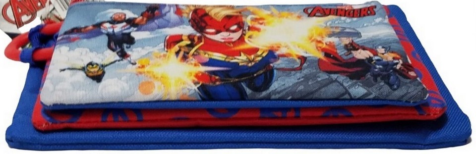 Marvel Avengers 3 Layers Zip Multi-Use Travel Cosmetic Pencil Case ...