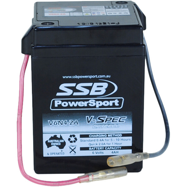 Fits Suzuki TF185 1979 - 1985 SSB V-Spec High Performance AGM Battery 4 ...