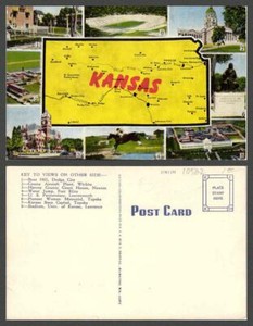 KANSAS VINTAGE POSTCARD | eBay