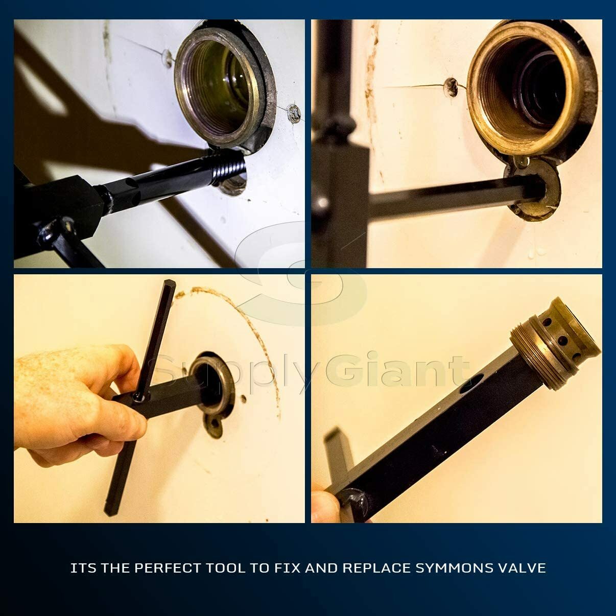 Raven Seat Removal Wrench Tool for Symmons Temptrol 1/4", 3/8", 1/2", 3 ...