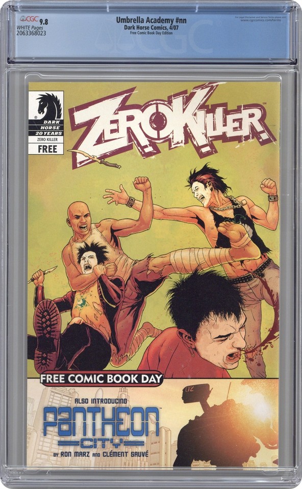 Umbrella Academy Zero Killer FCBD #0 CGC 9.8 2007 2063368023 | eBay