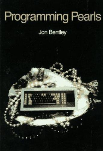 Programming Pearls by Jon L. Bentley (1986, Hardcover) for sale online ...