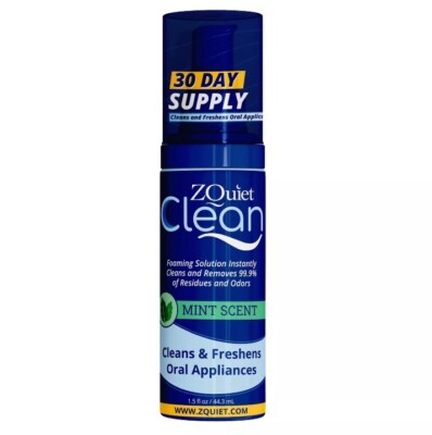 ZQuiet Clean Foaming Cleaning Solution for All Oral Appliances Mint 1 ...