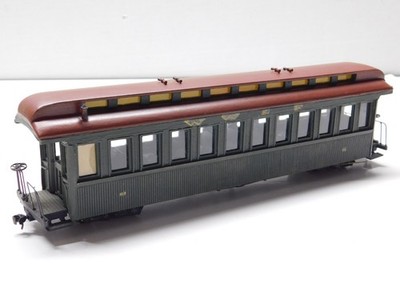 ON2 SCALE CRAFTSMAN BUILT WW&F RAILROAD PASSENGER TRAIN W/ DETAILED ...