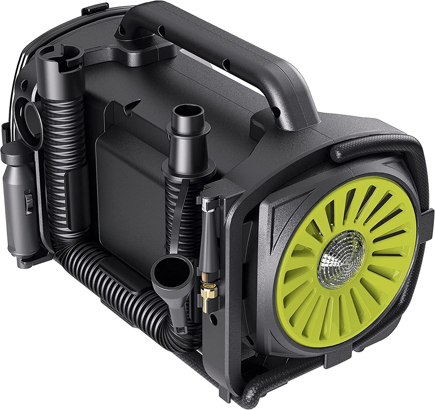 Snow Joe ATJ-AIR1-HYB Hybrid 12-Volt 110-Volt AC High Volume Tire ...