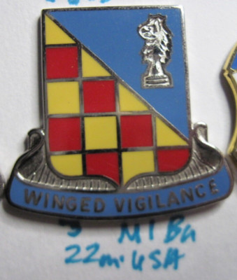 Army crest DI dui CB clutchback 3rd MILITARY INTELLIGENCE BATTALION MI ...