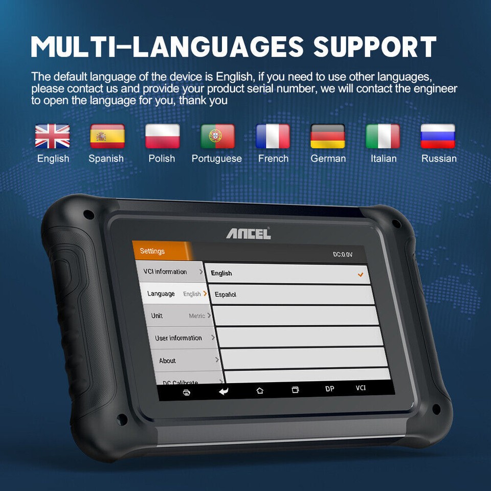 Ancel DP500 Mileage Odometer Correction Diagnostic Tool Key Programmer ...