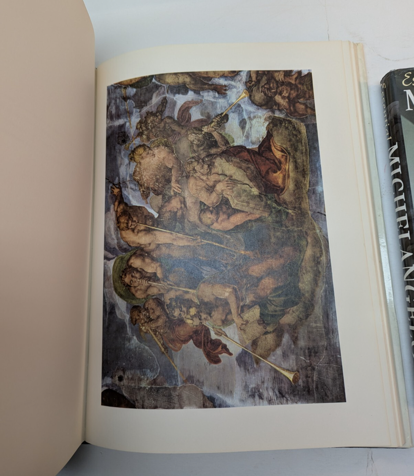 LOT OF 2 Painting Books Featuring Michelangelo The Painter Hardcover ...