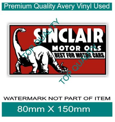 VINTAGE SINCLAIR OIL Decal Sticker Vintage Petrol Americana Hot Rod ...