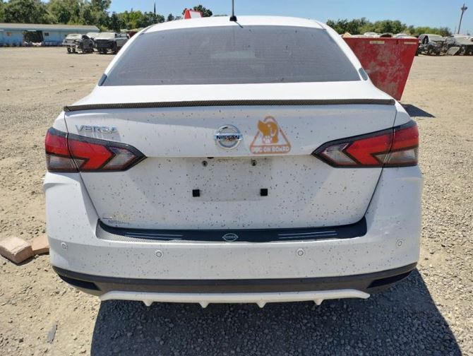 2020-2022 Nissan Versa White Rear Bumper Cover Assembly 000 850225EE0J ...