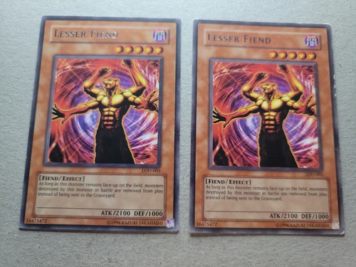 2x Lesser Fiend - LOD-003 - Rare - Unlimited - Yugioh - MP | eBay