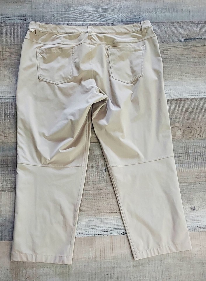 Lululemon Men's Trouser Pants Khaki Tan Size 40 Tall 38 Long Inseam 28 ...