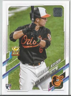 Ryan Mountcastle 2021 Topps Update Series Rookie Debut - 08/21/2020 # ...